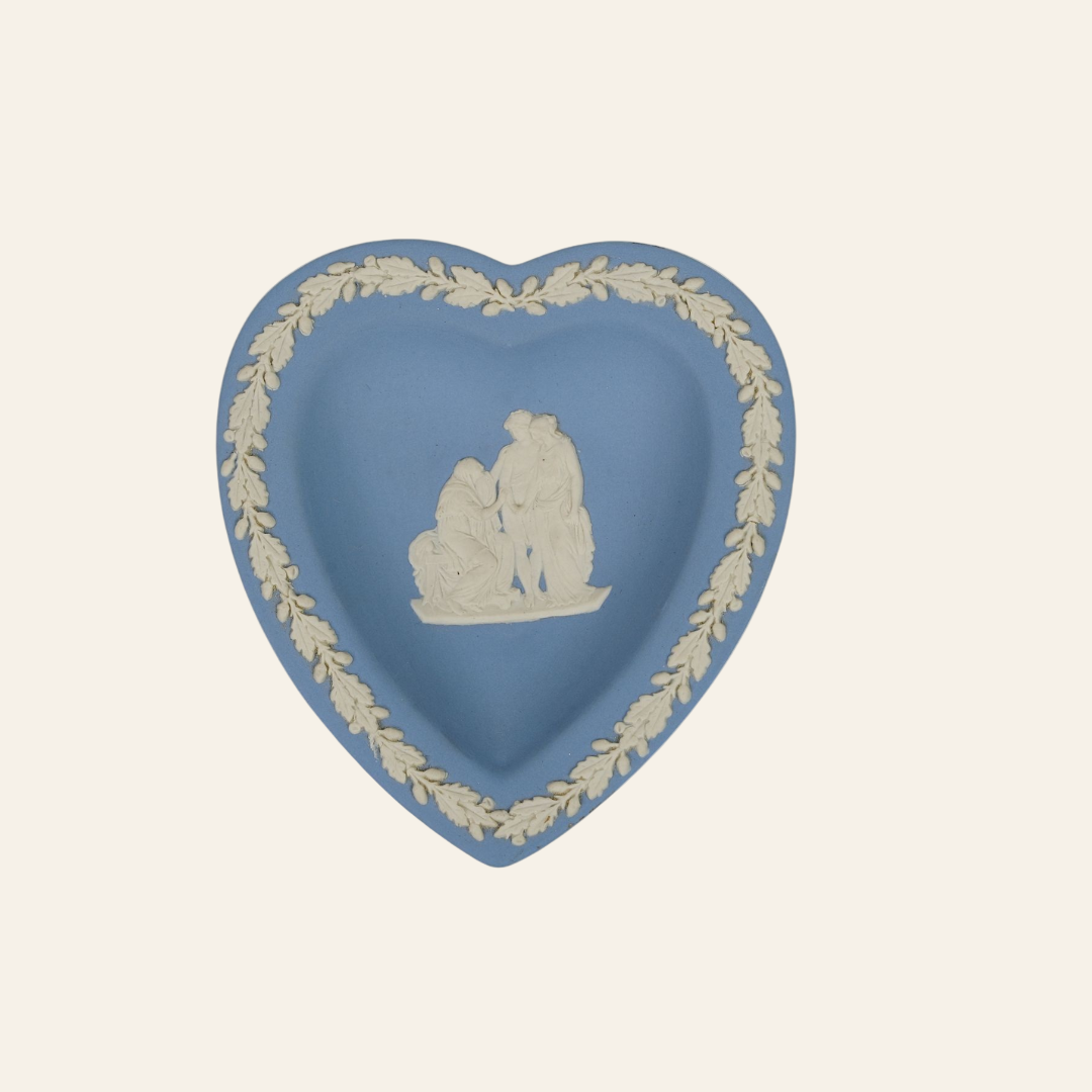 Vintage Wedgwood Blue Trinket Box | Lazy Suzan Home