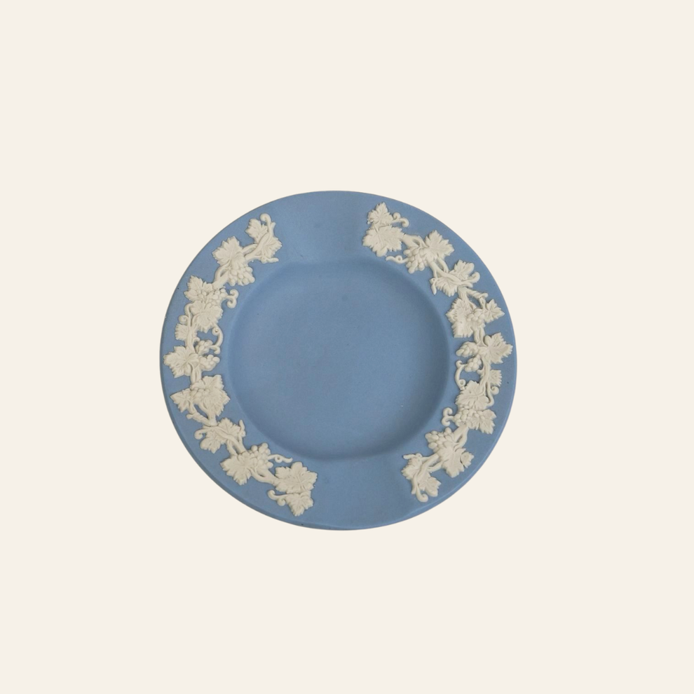 Vintage Wedgwood Blue Trinket Box | Lazy Suzan Home